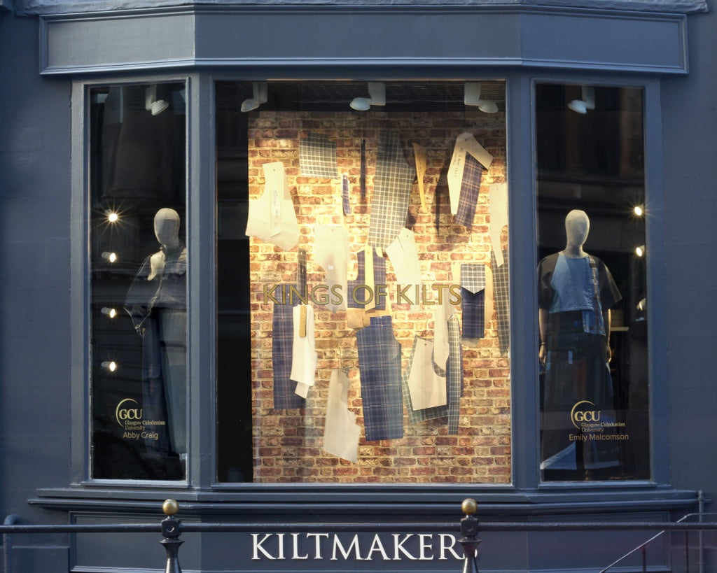 Glasgow Caledonian University Window Display – MacGregor and MacDuff