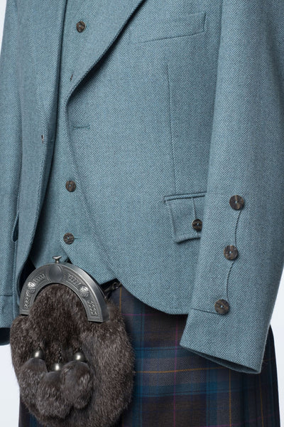 Lovat Blue Tweed Kilt Jacket and Waistcoat – MacGregor and MacDuff