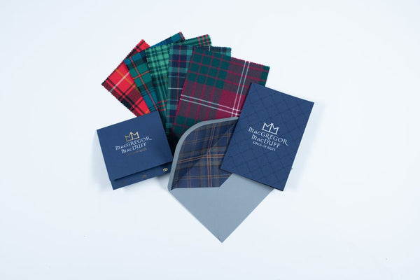 Tartan Samples – MacGregor and MacDuff